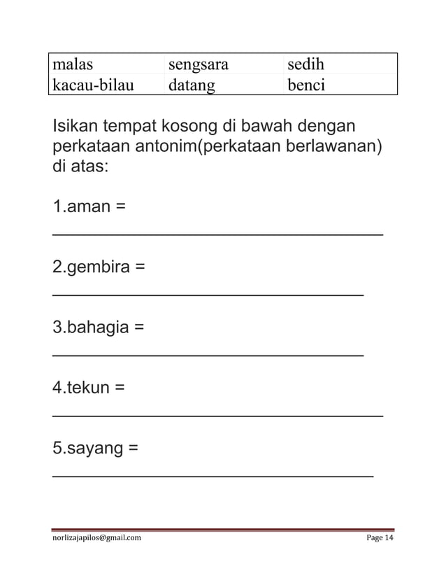 Latihan hari ini | PDF