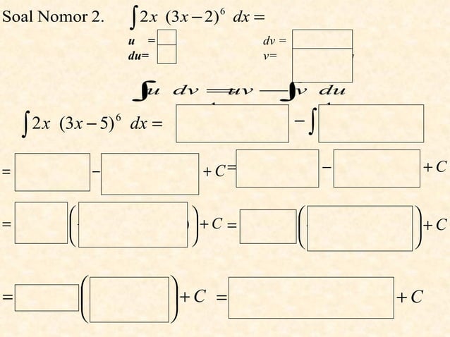 Integral Parsial | PPT