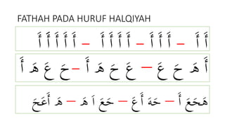 ITMAMUL HAROKAT - latihan menyempurnakan pengucapan harokat | PDF