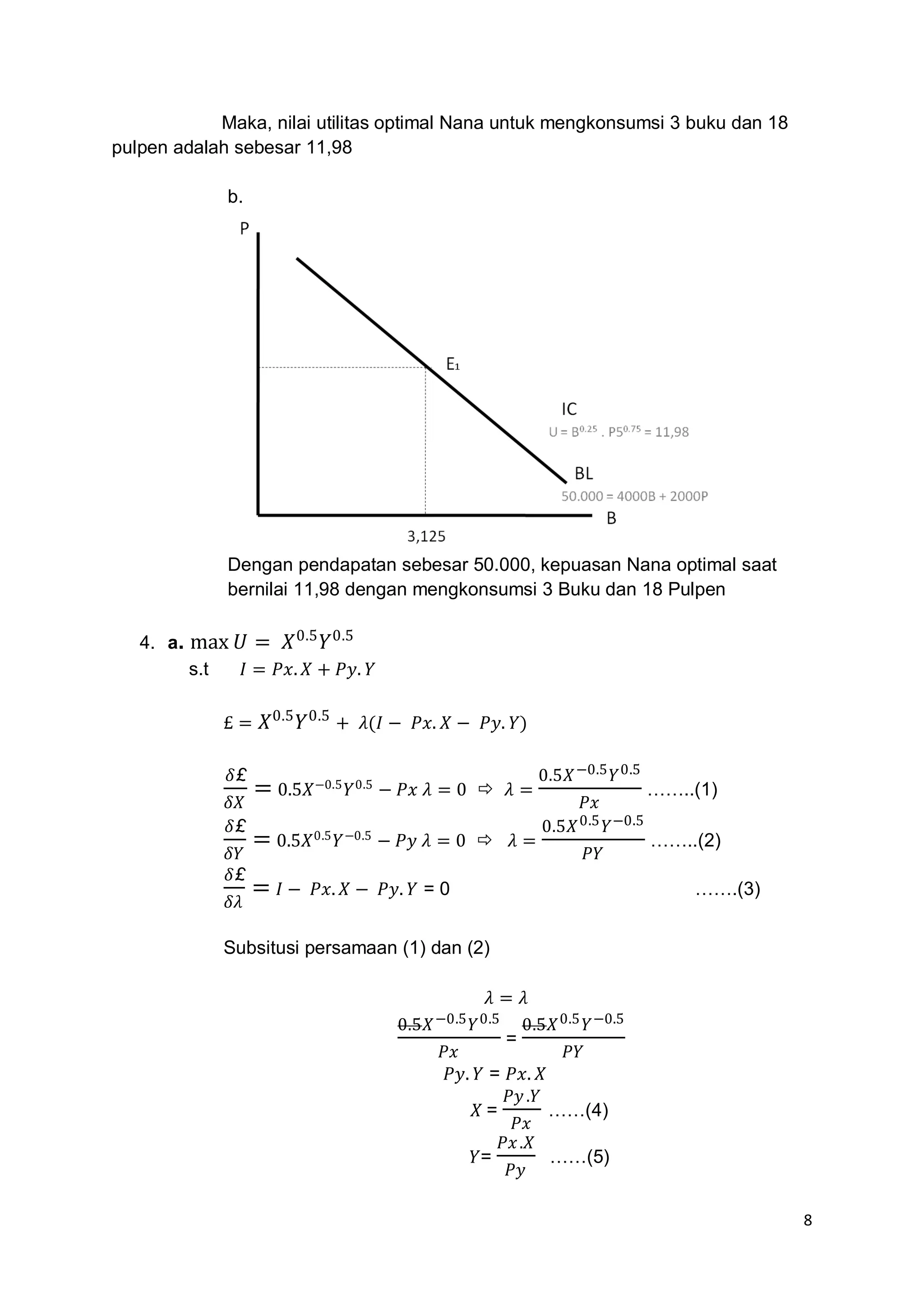 Latihan + jawaban mikro 1 (uts) - FEUI | PDF