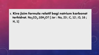 Latihan jisim relatif | PDF