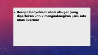 Latihan jisim relatif | PDF