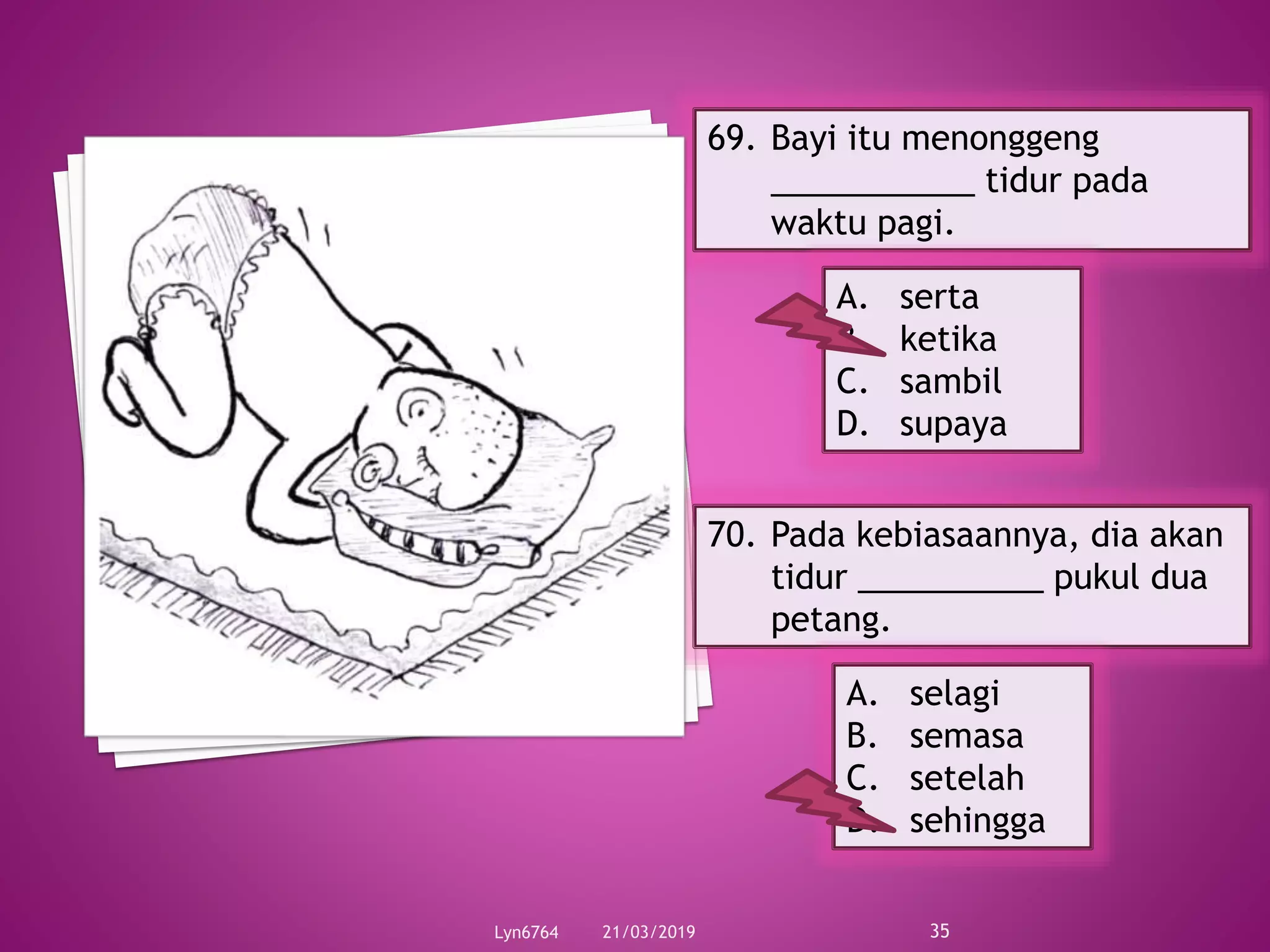 Latihan kata hubung | PPTX