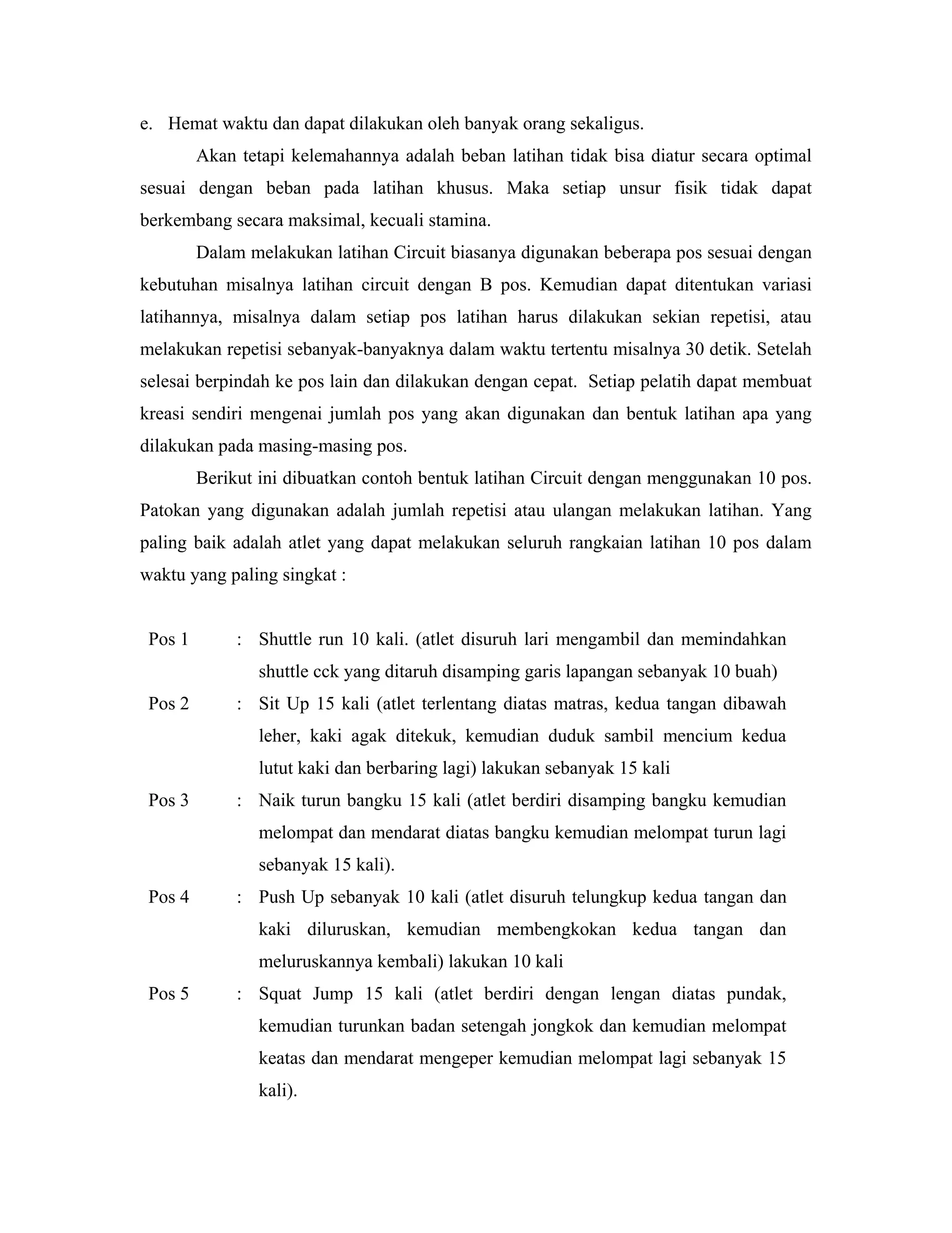 Latihan kondisi fisik | PDF