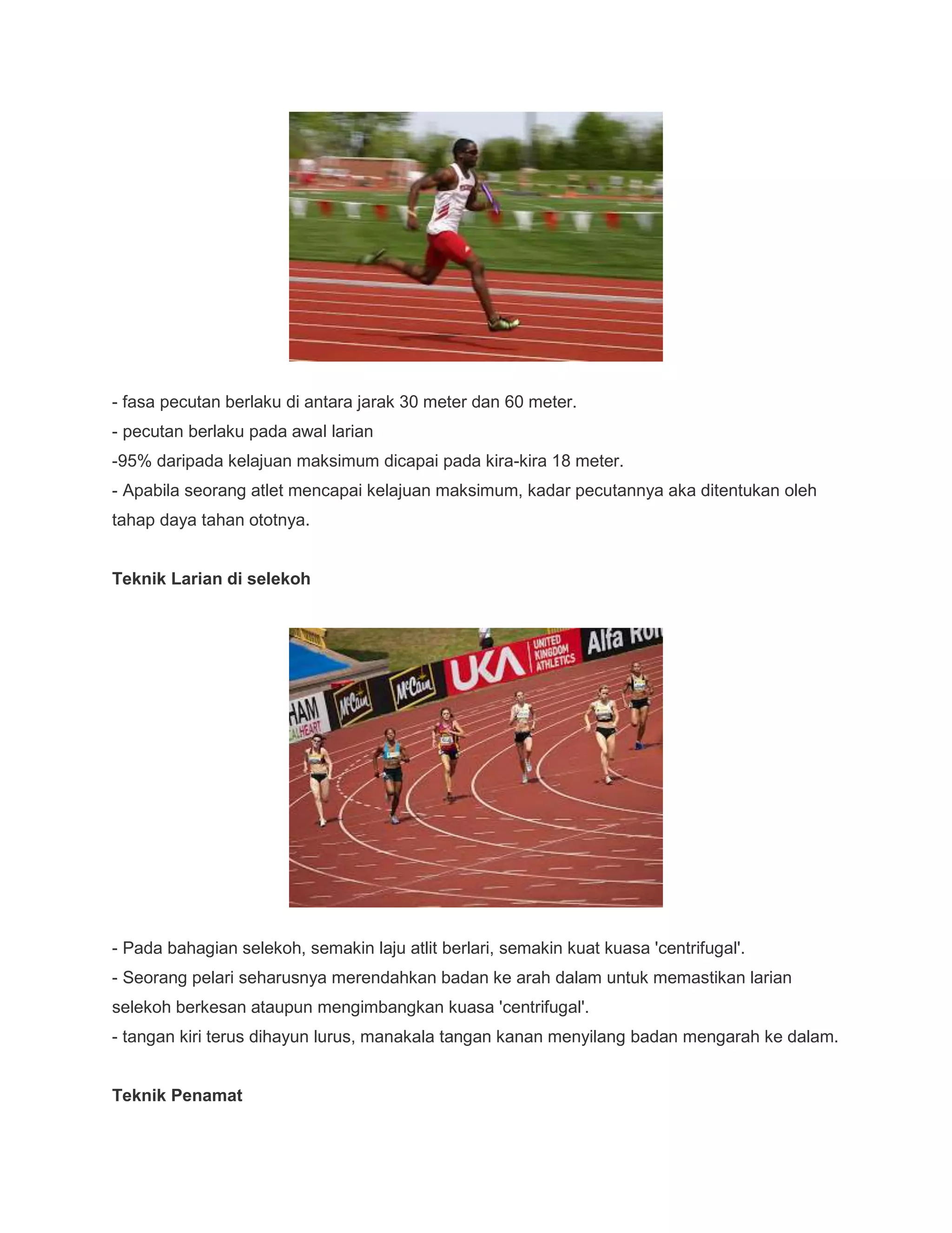 Latihan lari pecut | DOCX