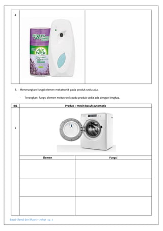 Latihan mekatronik | PDF