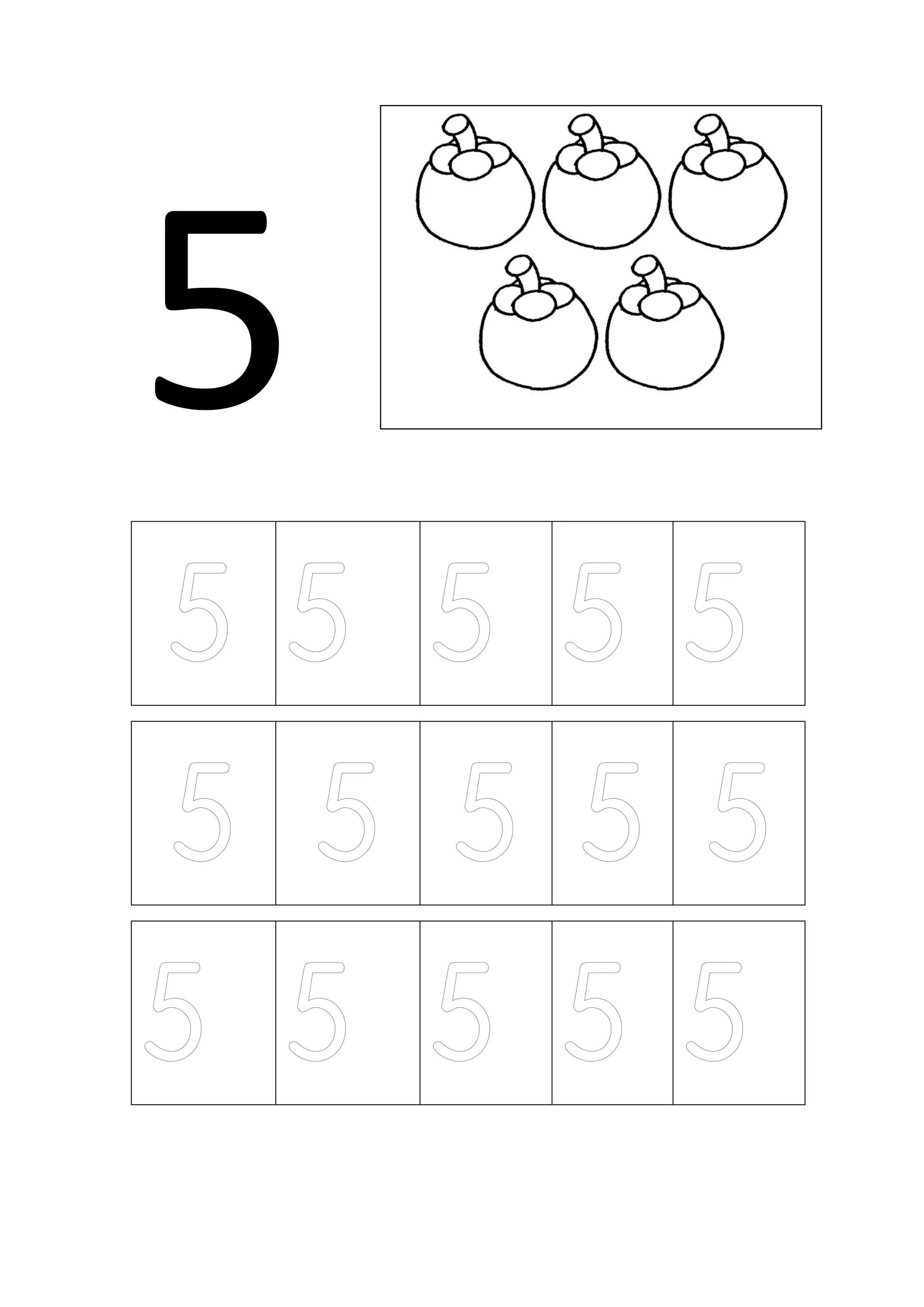 Latihan mengenal nombor 1 5 | PDF