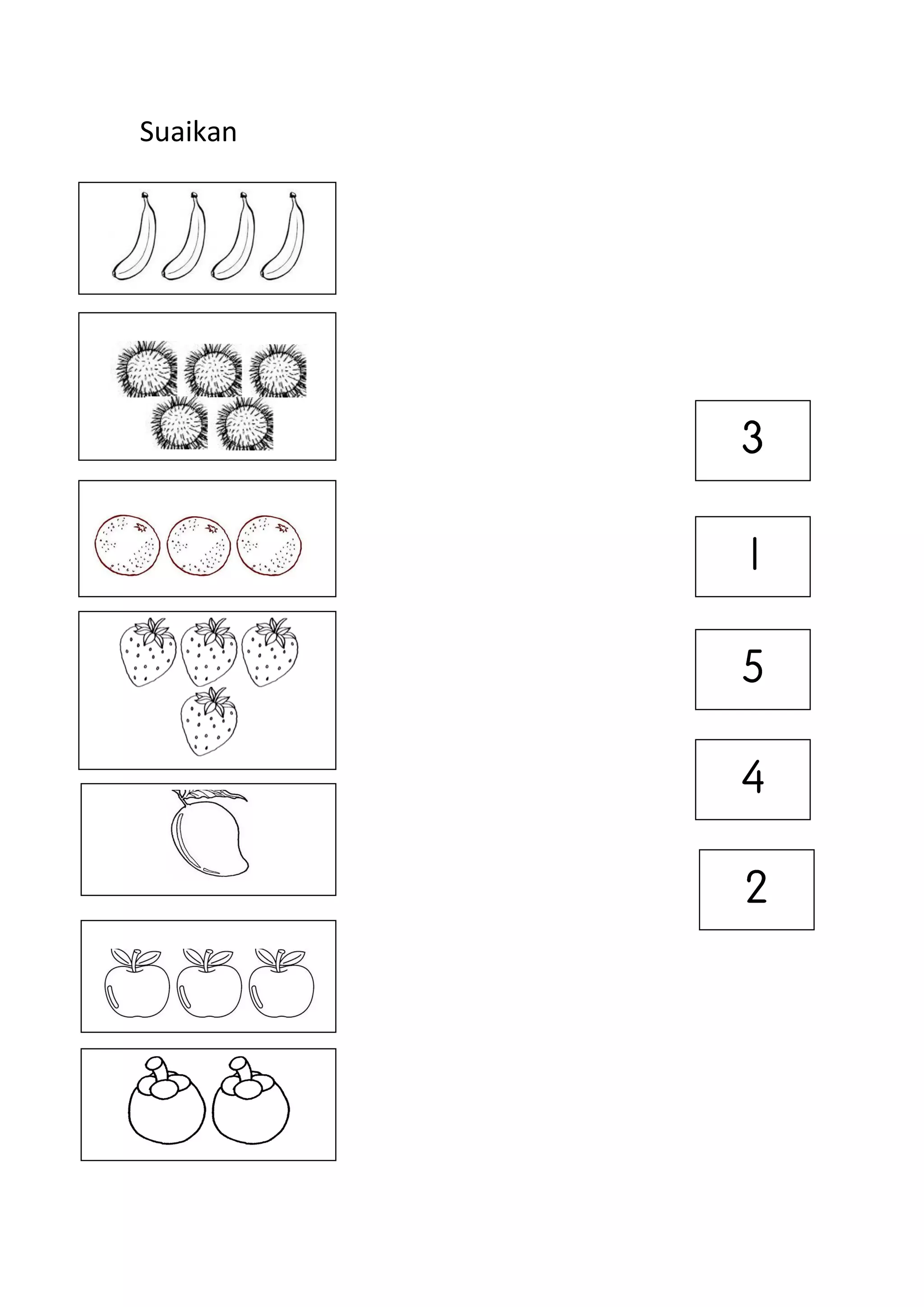 Latihan mengenal nombor 1 5 | PDF