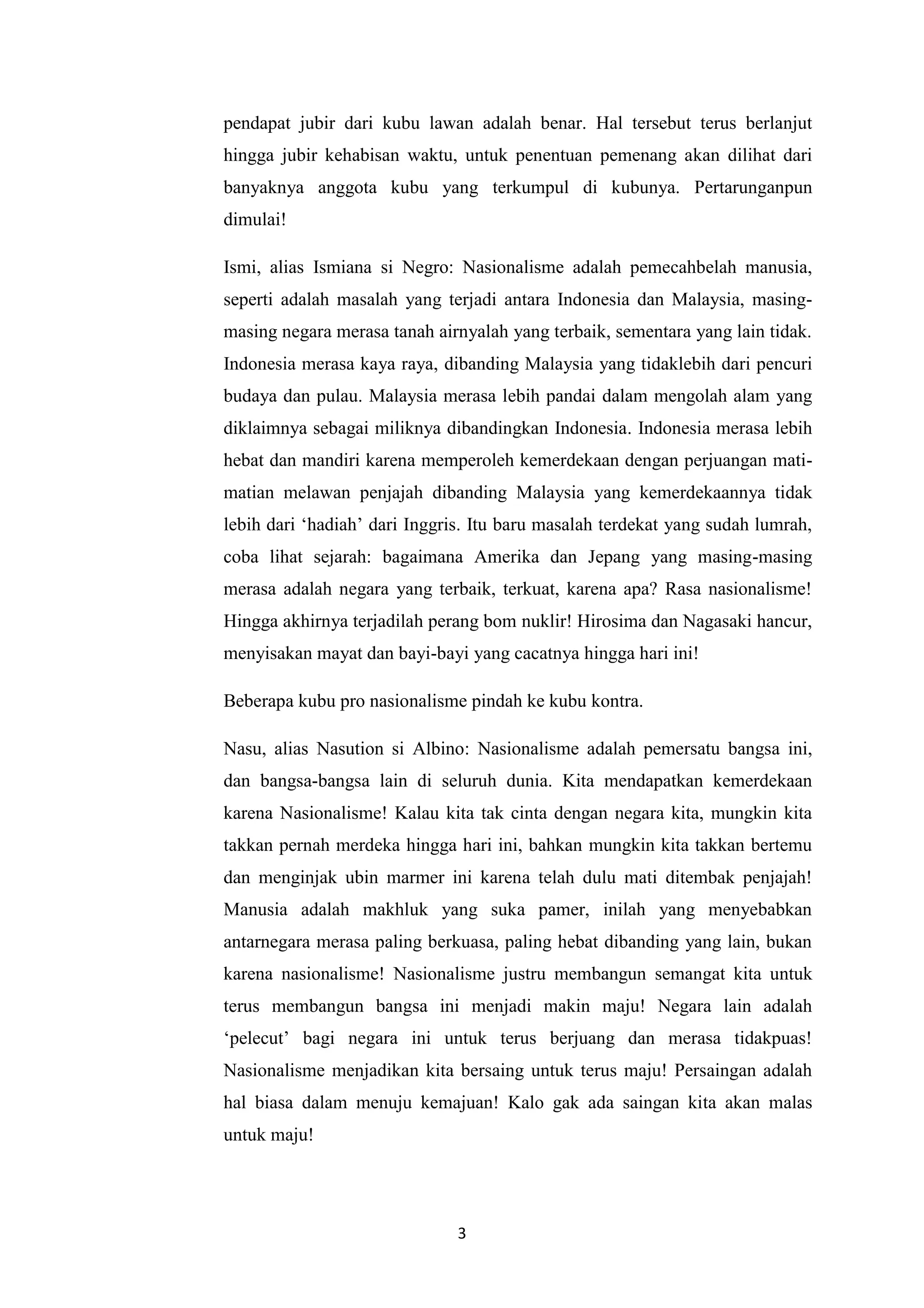 Latihan menulis cerpen | DOCX