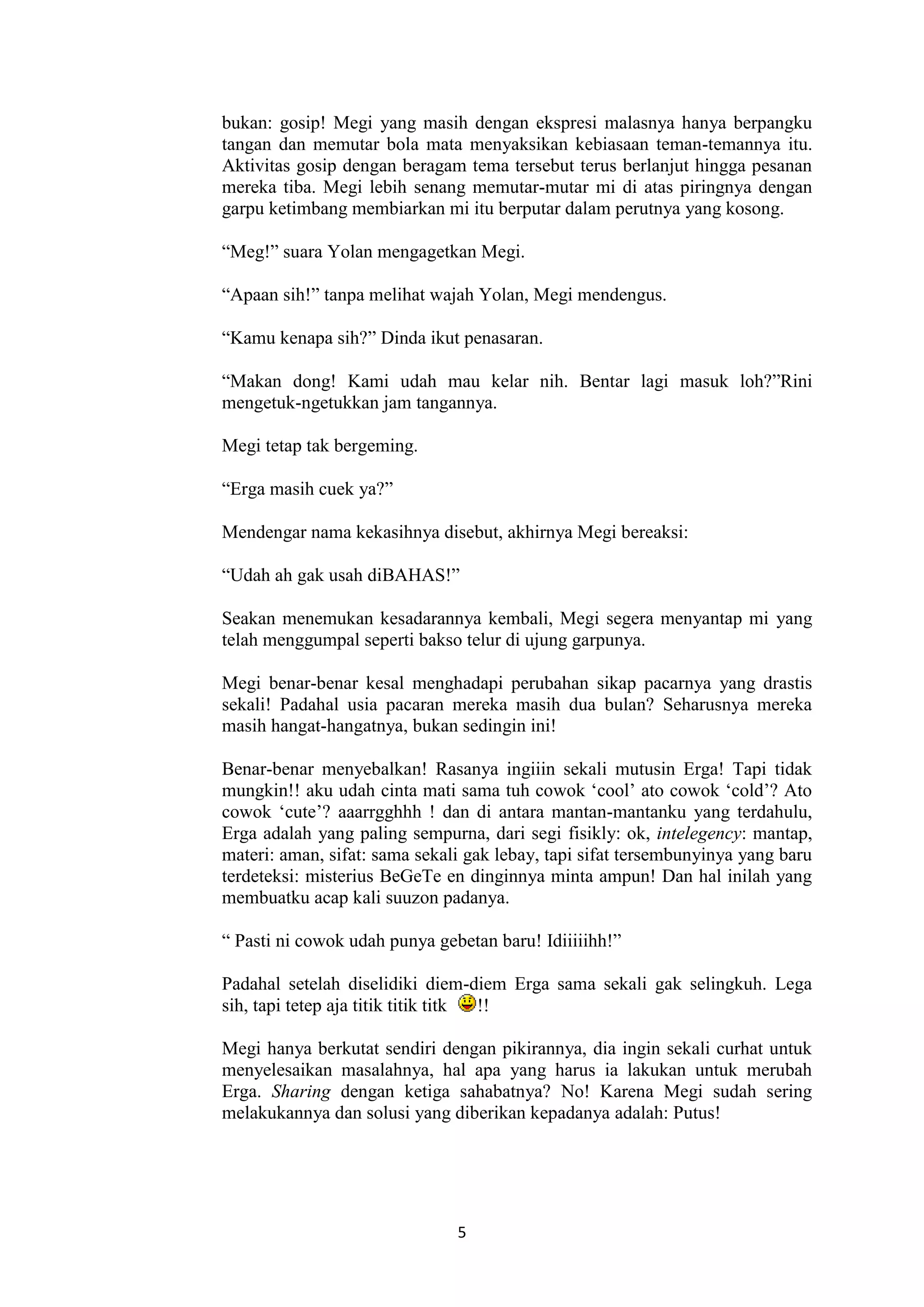 Latihan menulis cerpen | DOCX