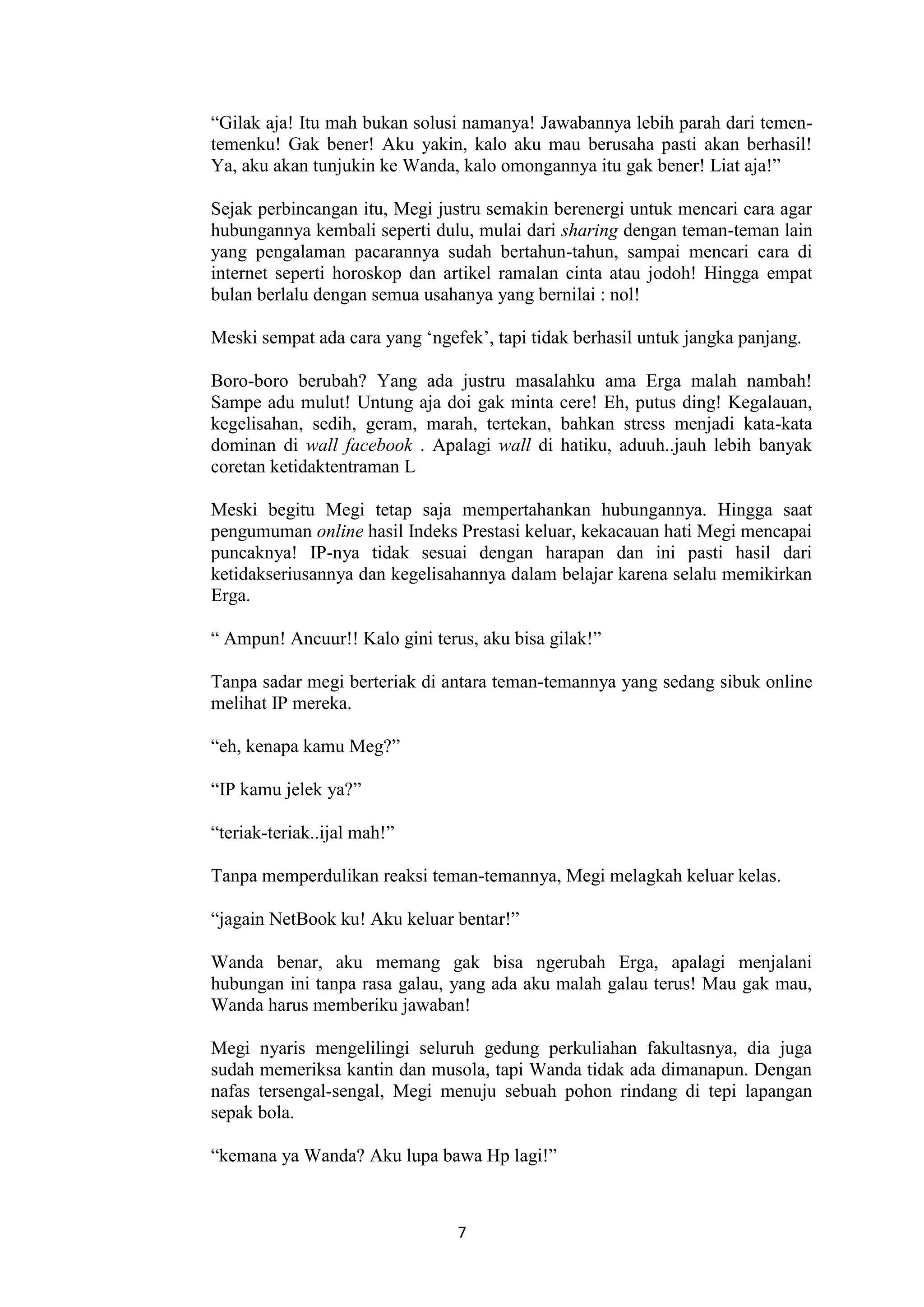 Latihan menulis cerpen | DOCX