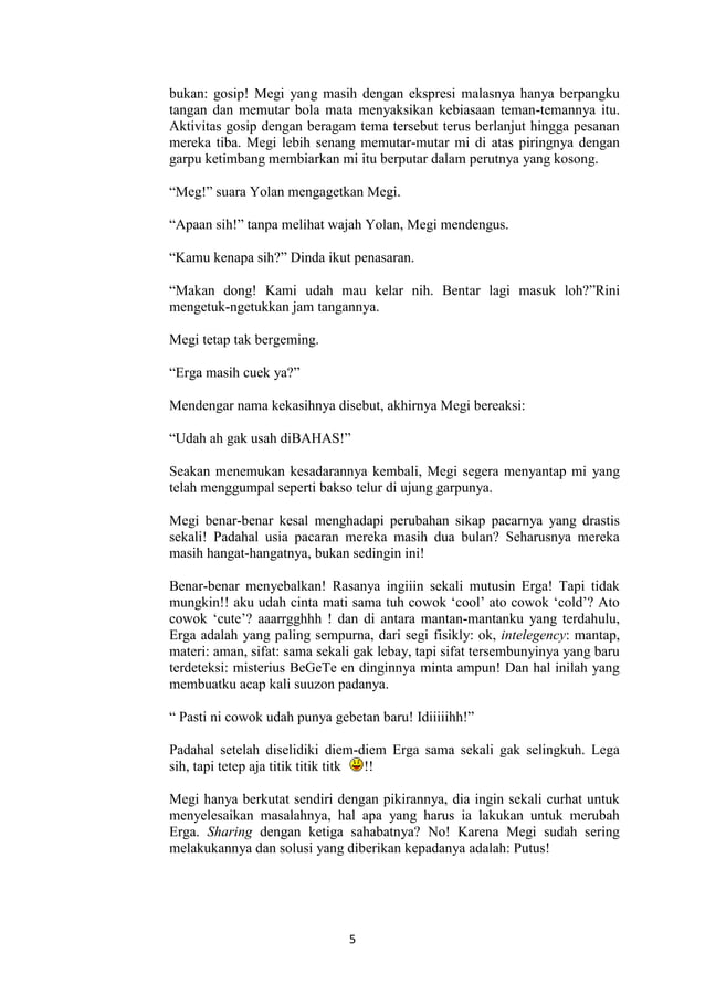 Latihan menulis cerpen | DOCX