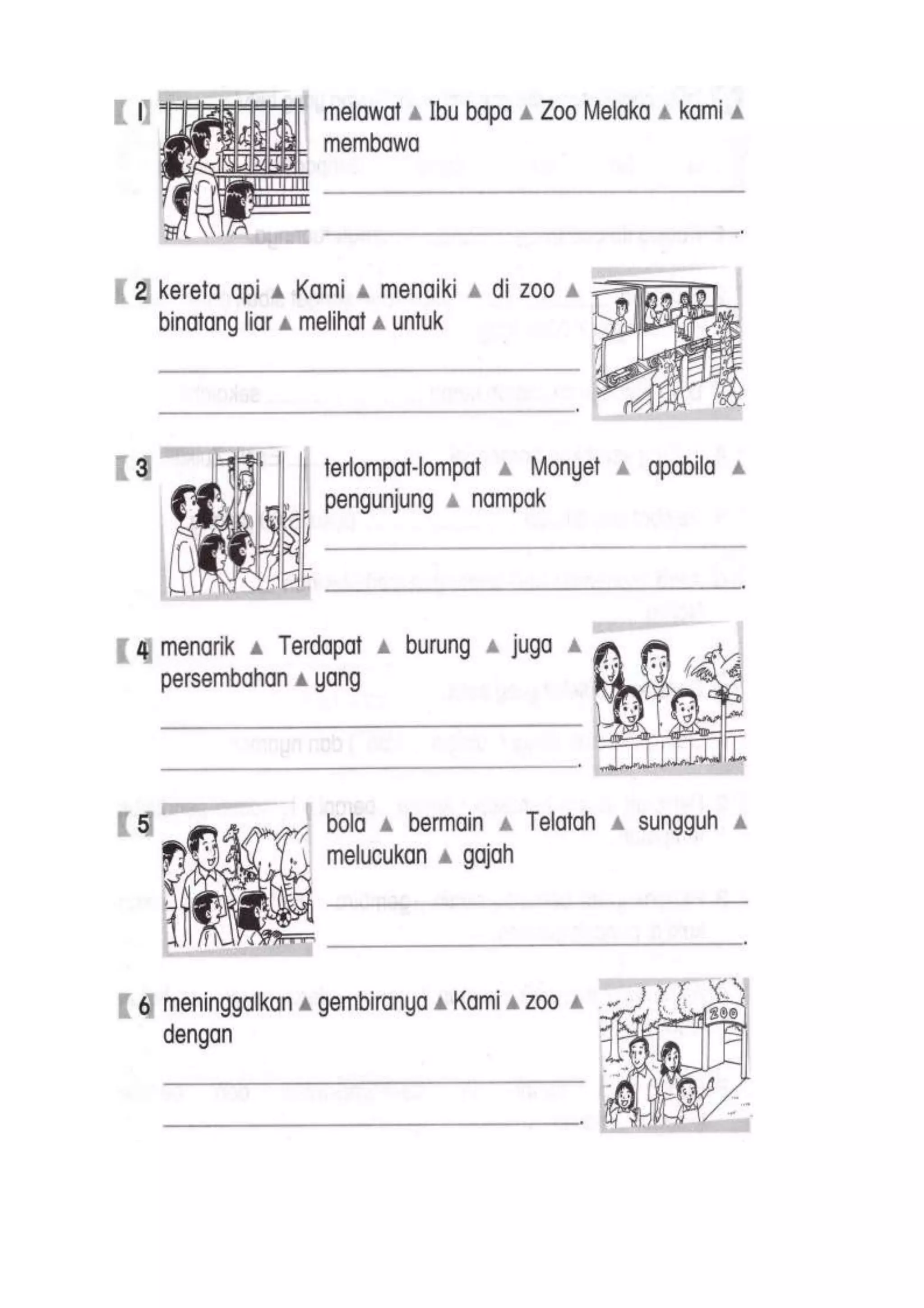 Latihan menyusun ayat | DOCX