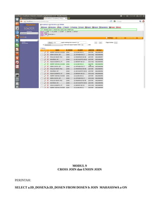 Latihan modul prak basis data full | PDF