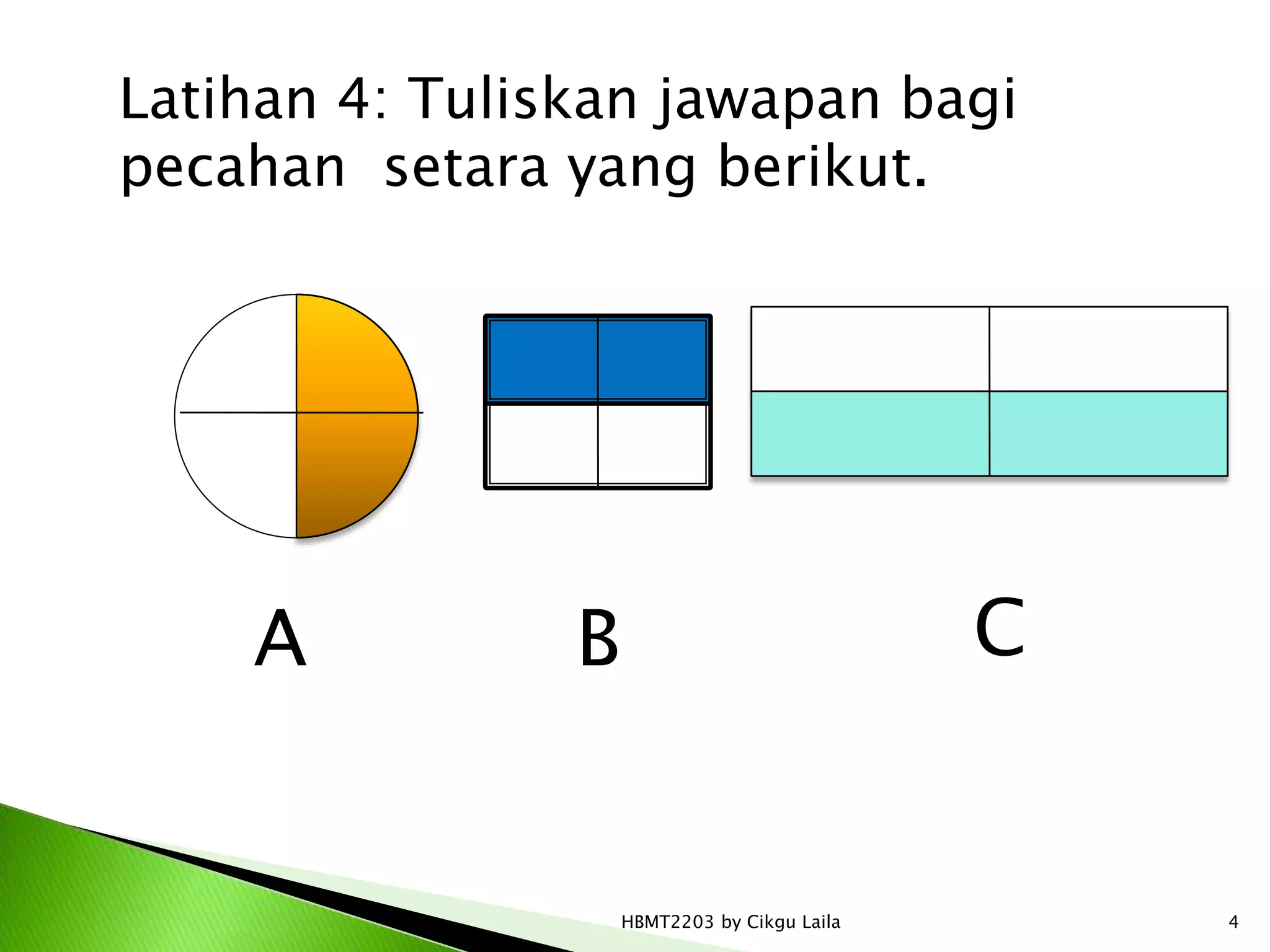 Latihan pecahan setara by cikgu laila | PPTX