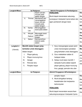 Latihan penggunaan bahan audio | PDF