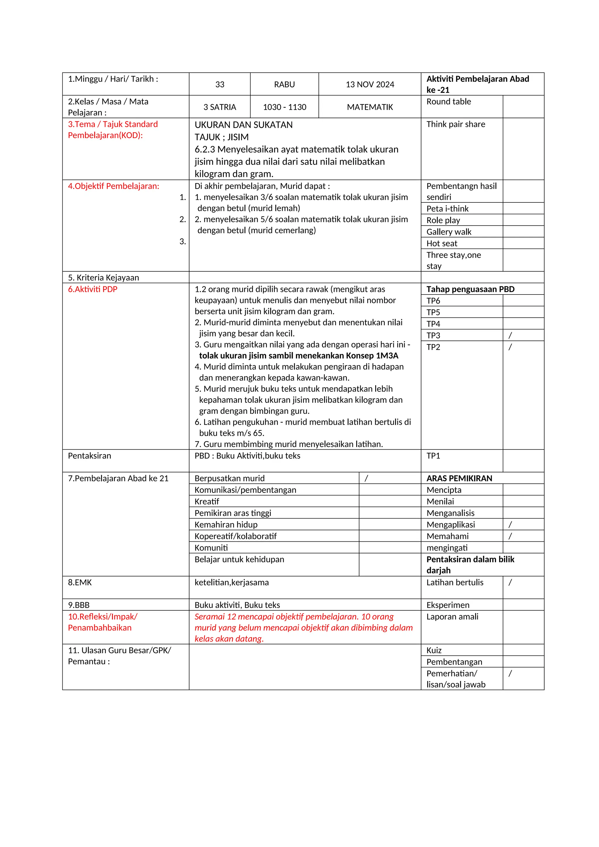 LATIHAN PENGUKUHAN MATAPELAJARAN MATEMATIK.doc