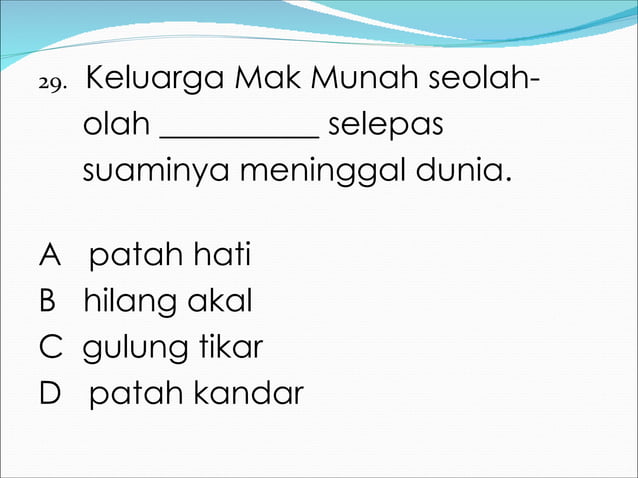 Latihan peribahasa | PPT