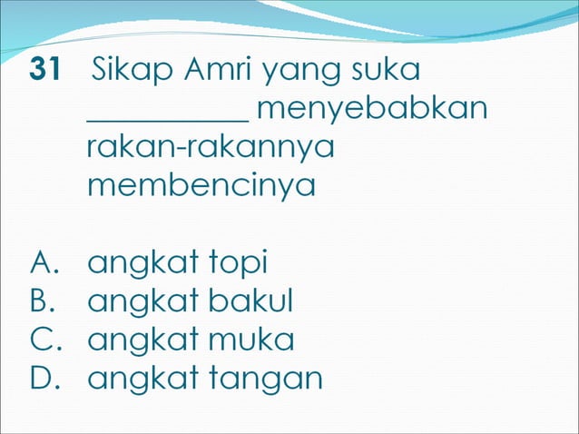 Latihan peribahasa | PPT