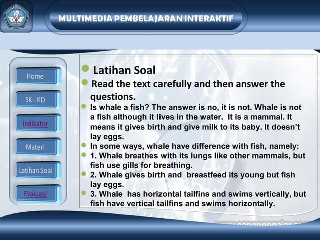 Latihan powerpoint | PPT | Fish and Aquariums | Pets