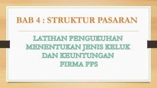Latihan pasaran persaingan sempurna | PPT