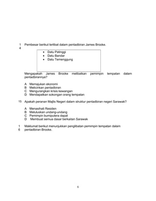 Latihan sejarah tingkatan 2 bab 4 | DOC