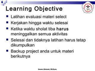 Latihan select - Query SQL | PPT