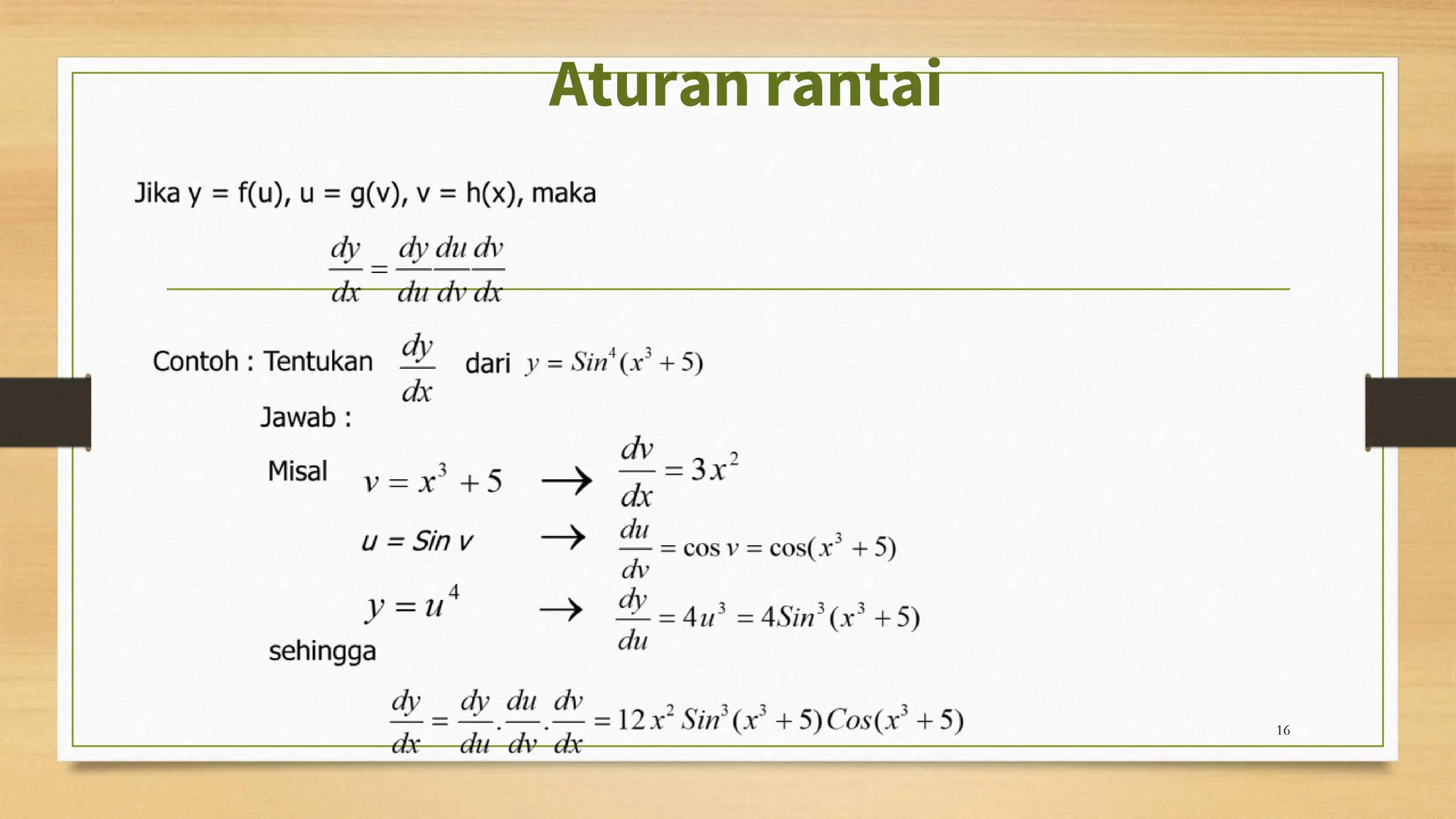 LAtihan Soal APlikasi Turunan matematika | PPT