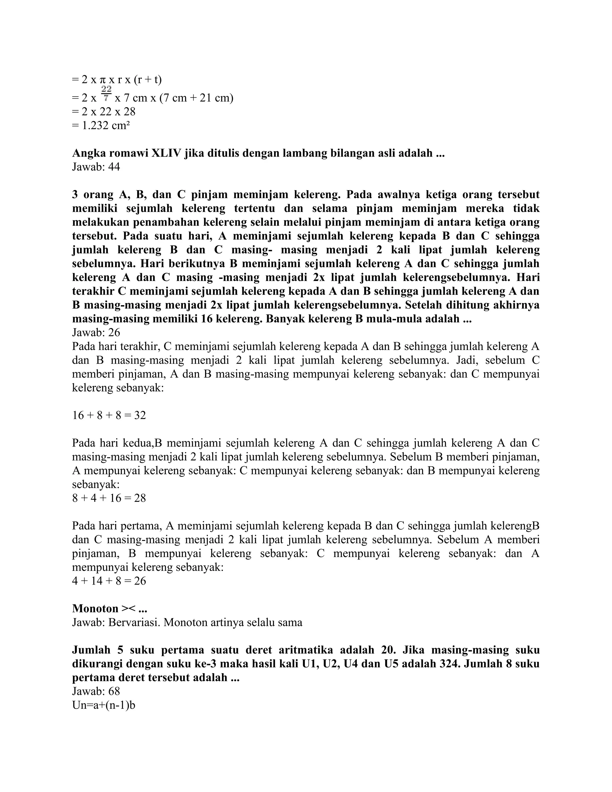 Latihan soal bkn dikonversi | PDF