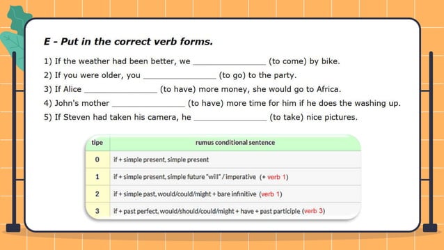 Latihan Soal Conditional Sentences II (sesi 73).pptx