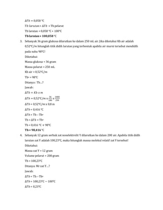 Latihan Soal dan Jawaban Sifat Koligatif Larutan.docx