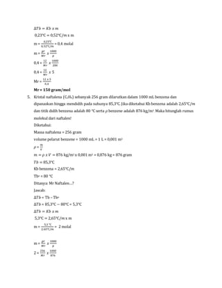 Latihan Soal dan Jawaban Sifat Koligatif Larutan.docx