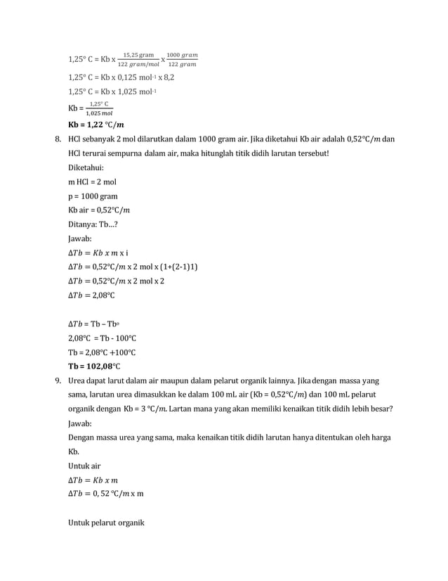 Latihan Soal dan Jawaban Sifat Koligatif Larutan.docx