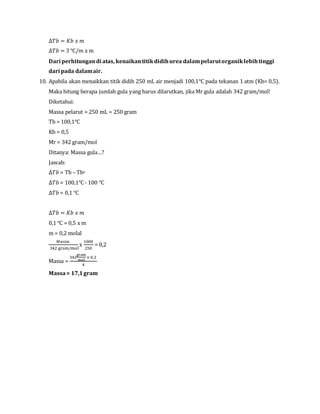 Latihan Soal dan Jawaban Sifat Koligatif Larutan.docx