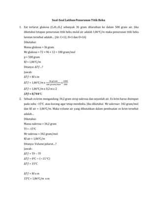 Latihan Soal dan Jawaban Sifat Koligatif Larutan.docx