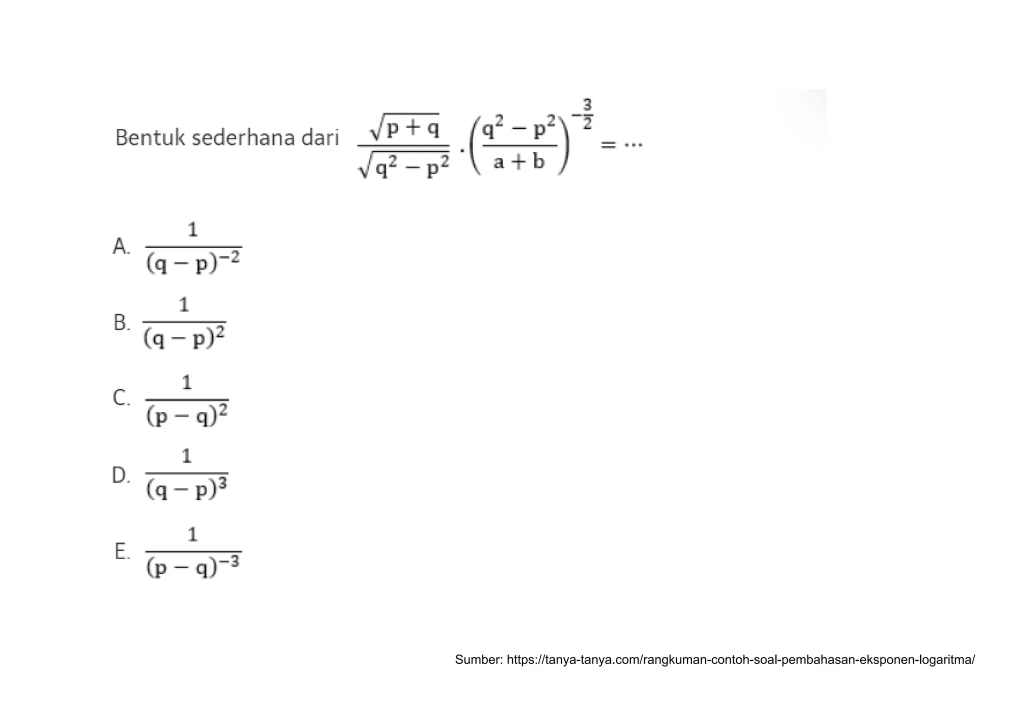 LATIHAN SOAL EKSPONEN dan bentuk akar.pdf