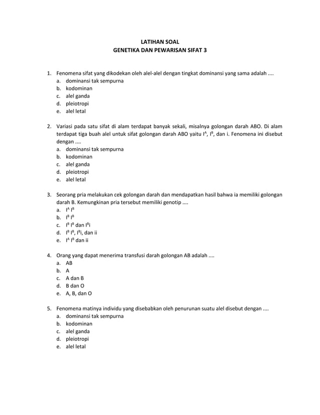 LATIHAN SOAL Genetika 3.pdf