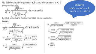 Latihan Soal Olimpiade Matematika Persiapan OSN | PPTX