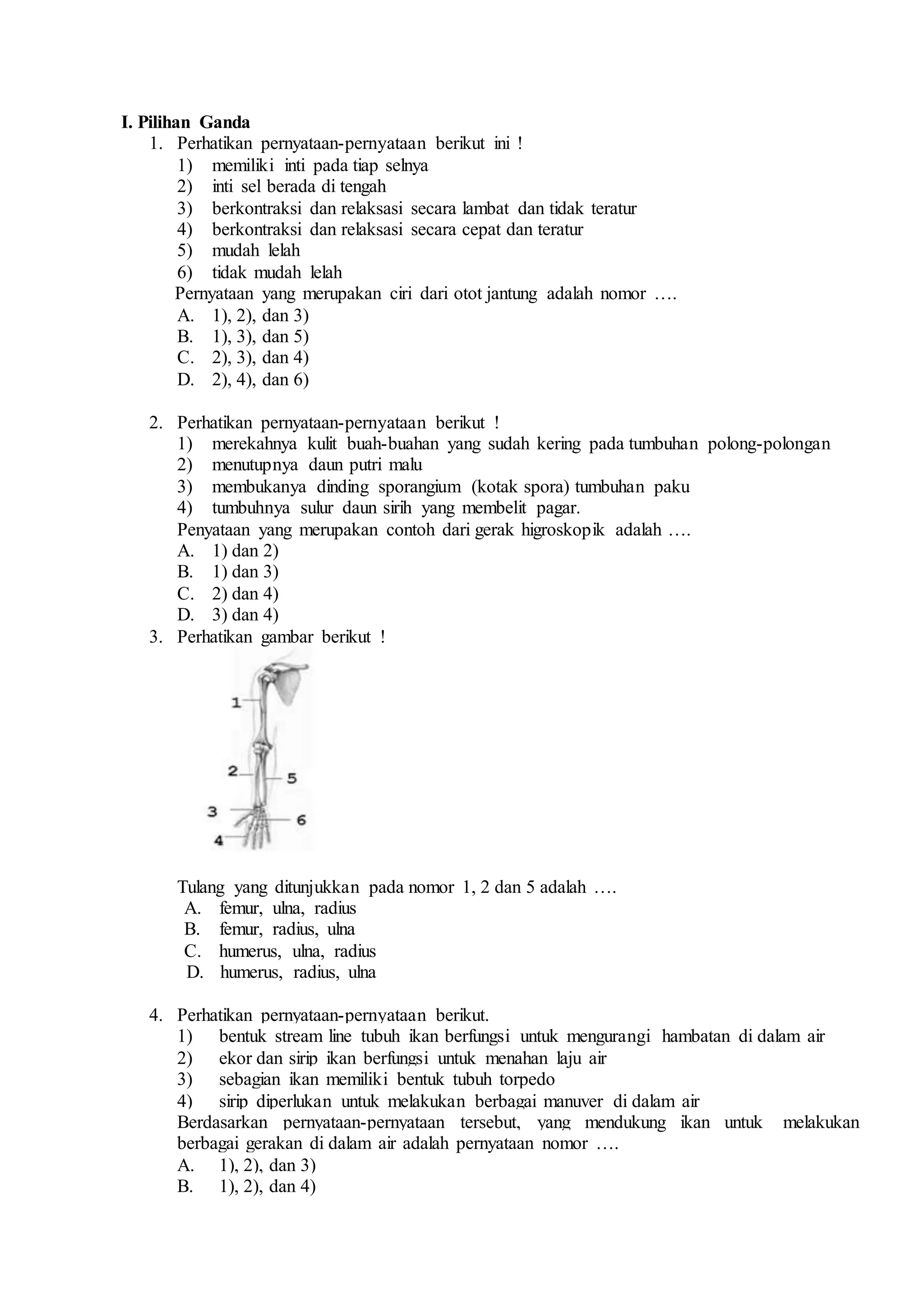 Latihan soal pas gasal | PDF