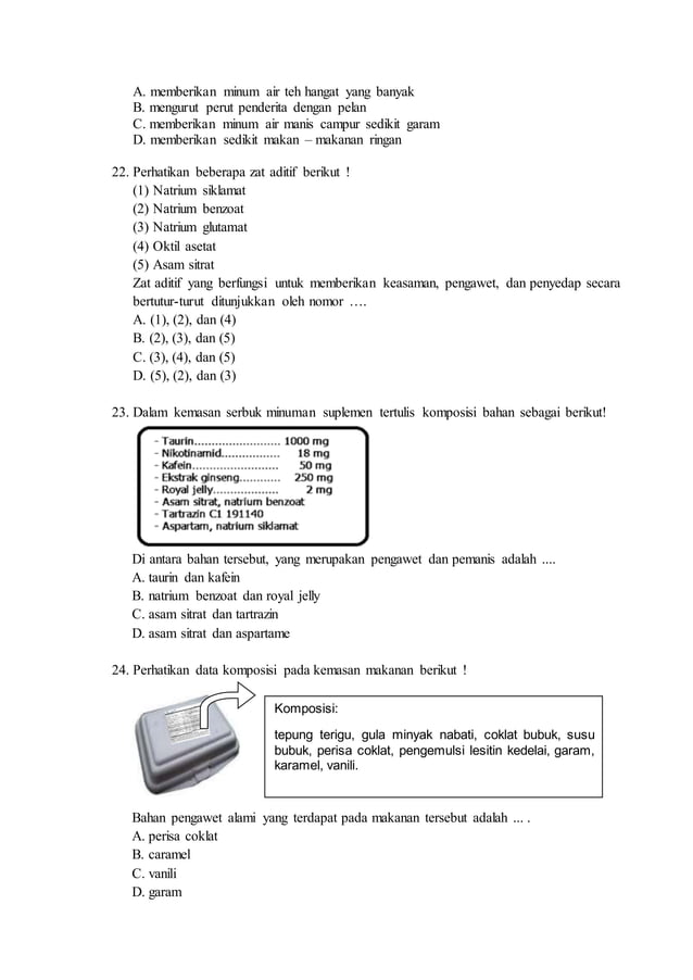 Latihan soal pas gasal | PDF