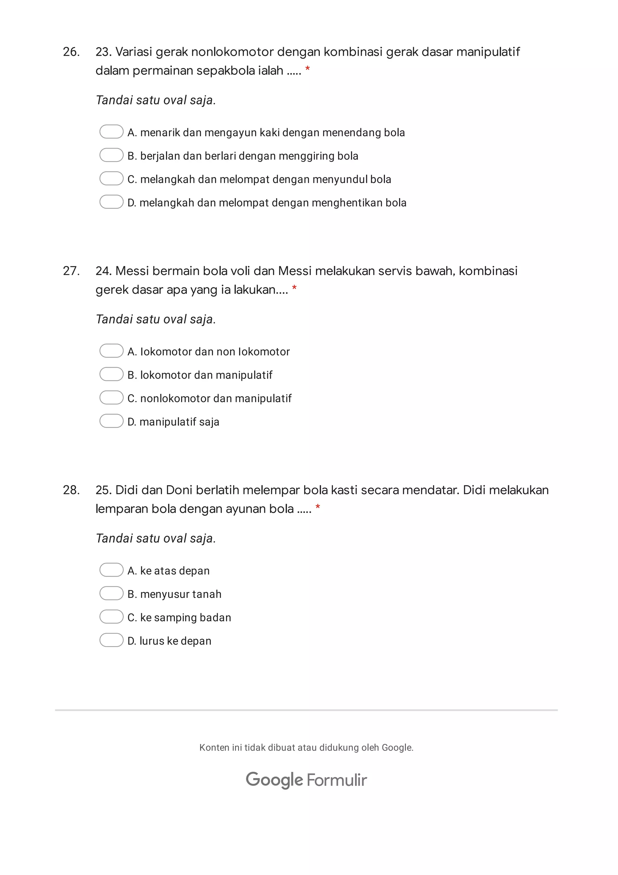Latihan Soal PJOK Kelas 6 - Google Formulir.pdf