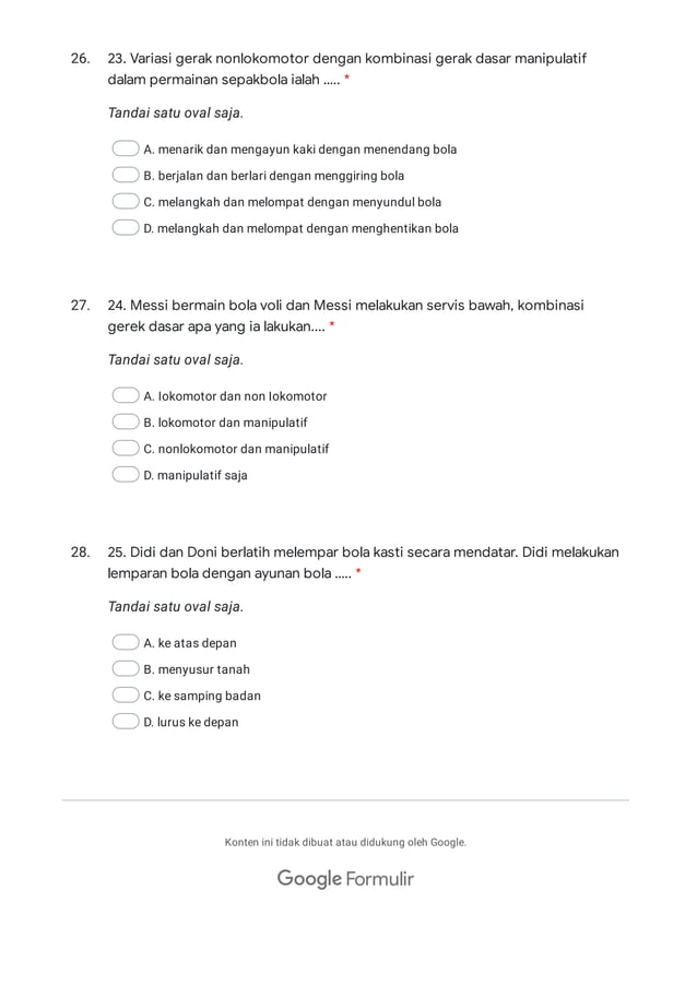 Latihan Soal PJOK Kelas 6 - Google Formulir.pdf