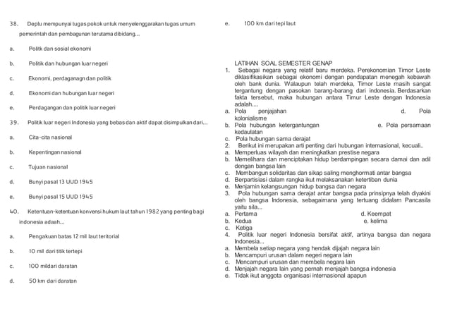 Latihan soal pkn | PPT