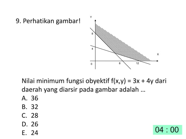 Latihan soal program linear | PPT