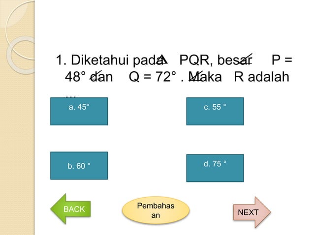 Latihan soal segitiga | PPT | Free Download