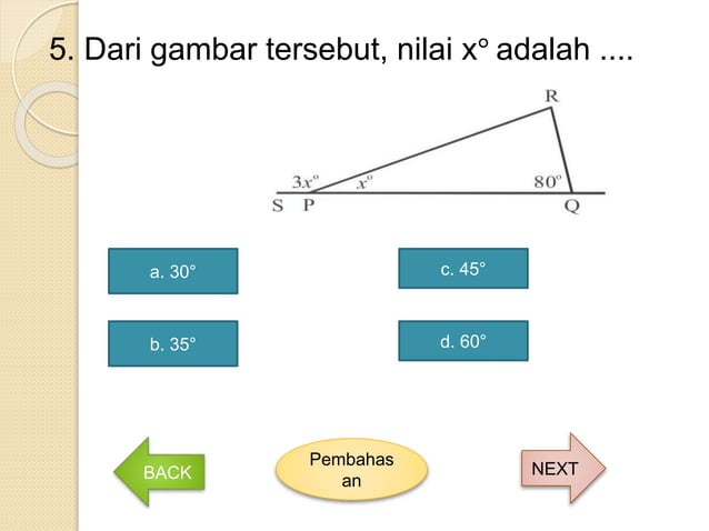 Latihan soal segitiga | PPT | Free Download