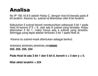 Latihan Soal Nubneting Jaringan Komputer | PDF