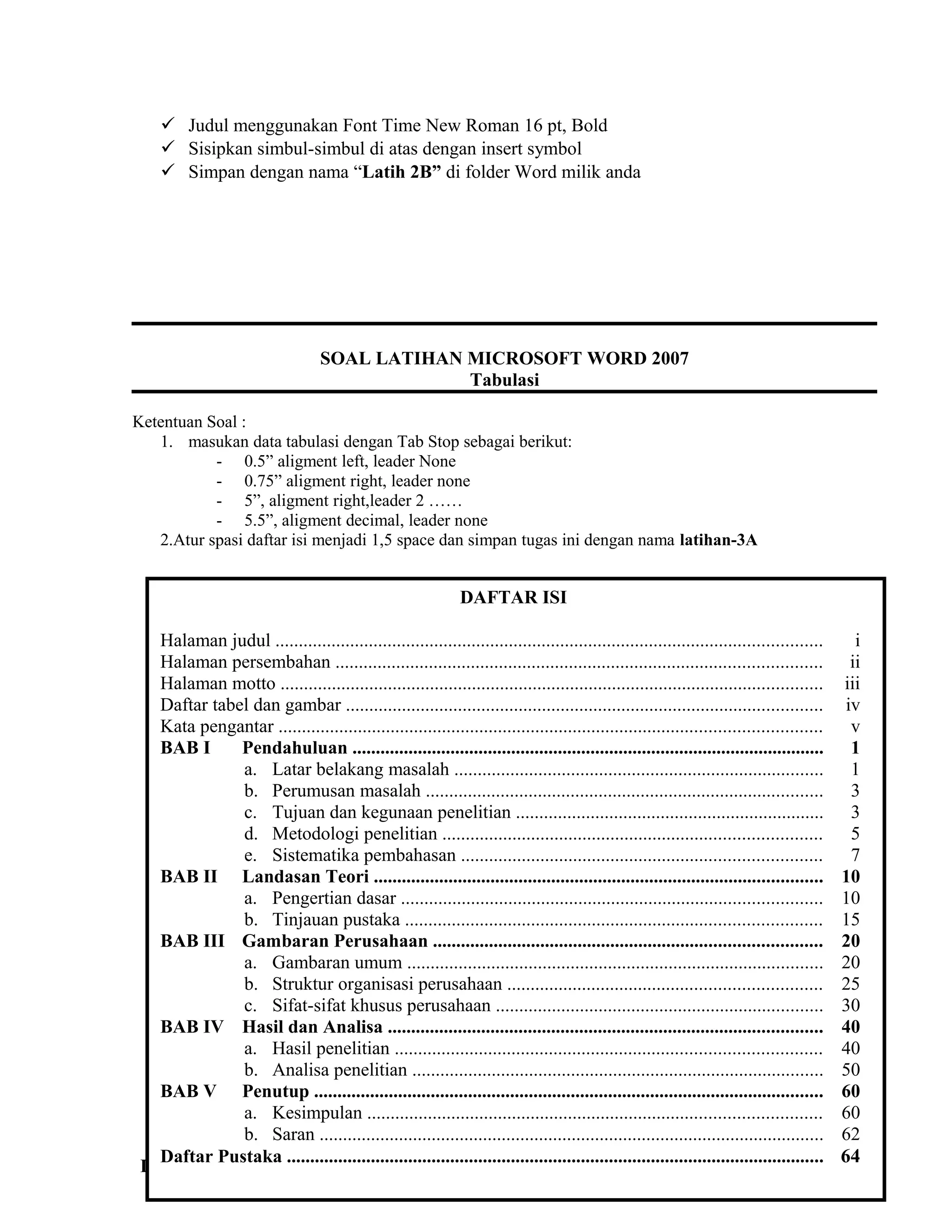 Latihan soal word_turunan | DOC