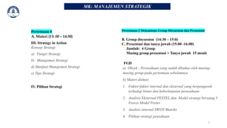 Latihan SWOT MatriksSWOT MatriksSWOT Matriks | PPTX