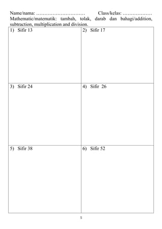 Soalan Matematik Tahun 3 Darab Dan Bahagi Jom Dapatkan Latihan